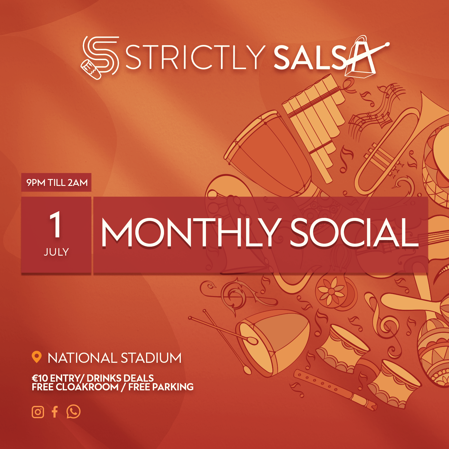 July Monthly Social – Salsa & Bachata Party | Strictly Salsa
