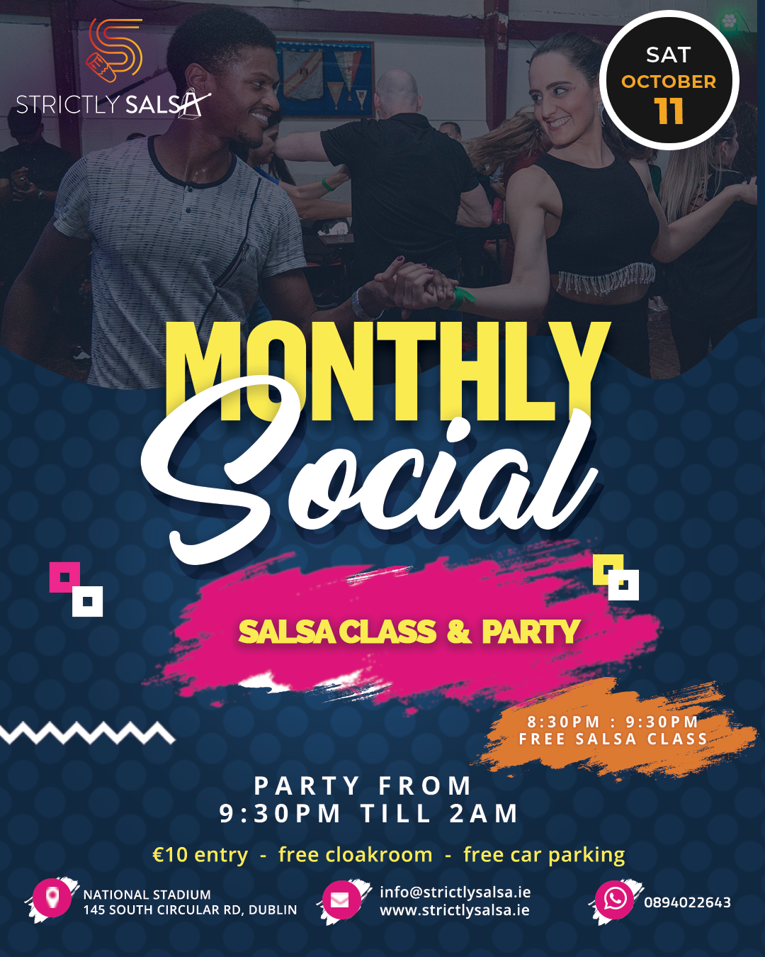 11th of October Salsa Monthly Party – Strictly Salsa